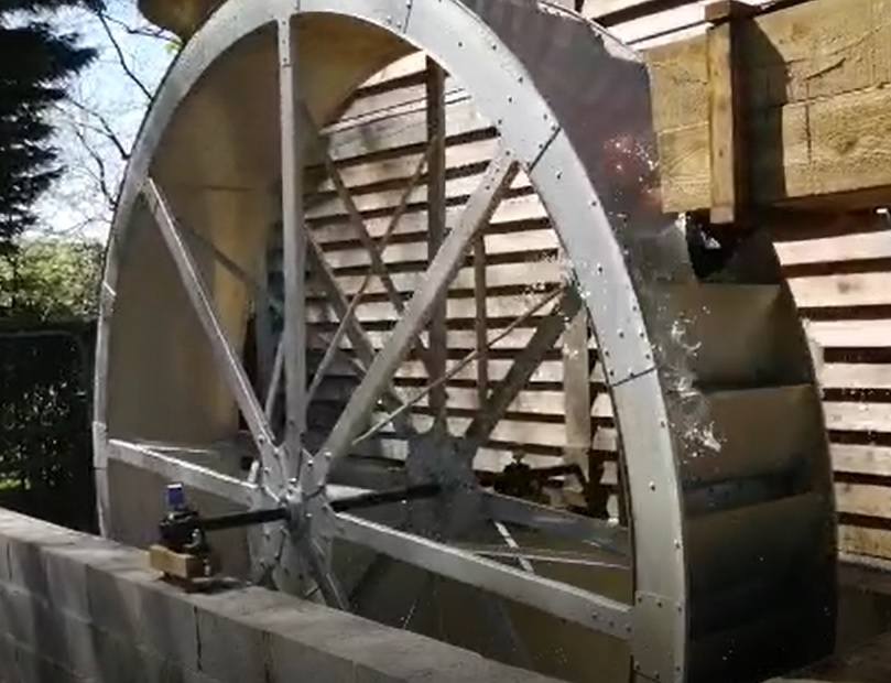 Water Wheel Construction | Oxfordshire & the Cotswolds | 4thD Landscapes